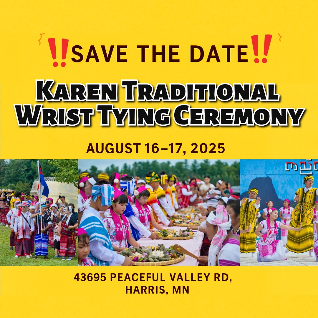 Karen Traditional Wrist Tying Ceremony - Karen Organization of Minnesota